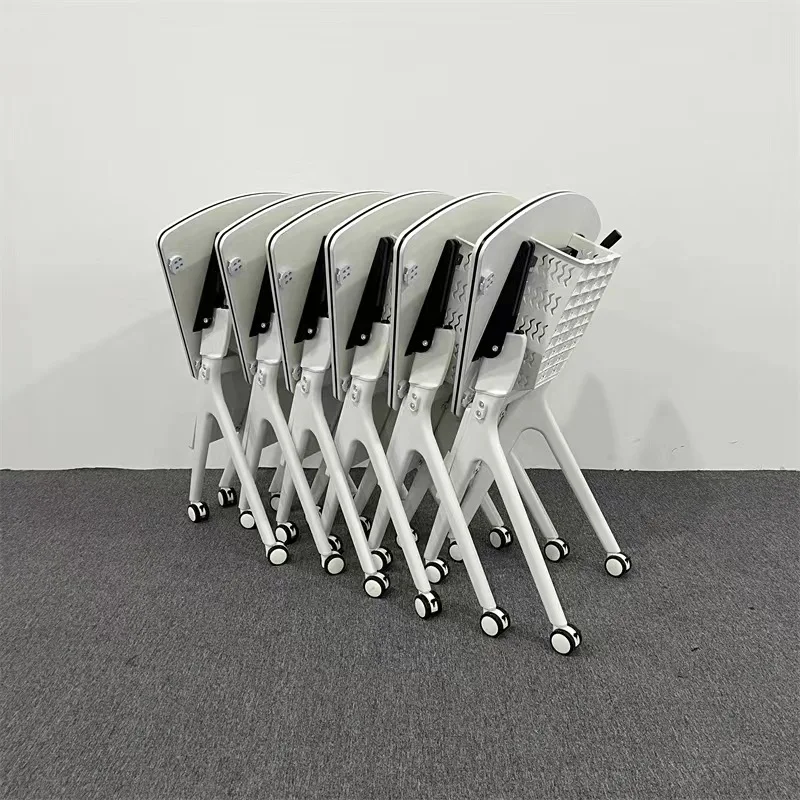 Modern Extendable Round Meeting Room Desk With Movable Spliced Bracket ...