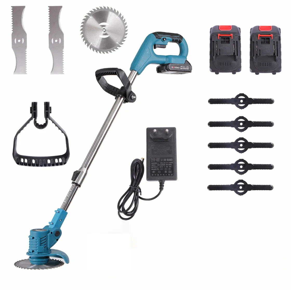 Cordless Garden Grass Trimmer Tools Crops Pruning Cutting Machine 21v ...