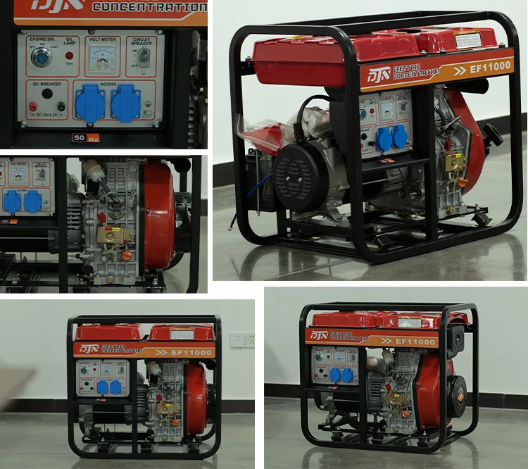 9kva Single-cylinder Diesel Generator Upright Four-stroke Ohv Air ...