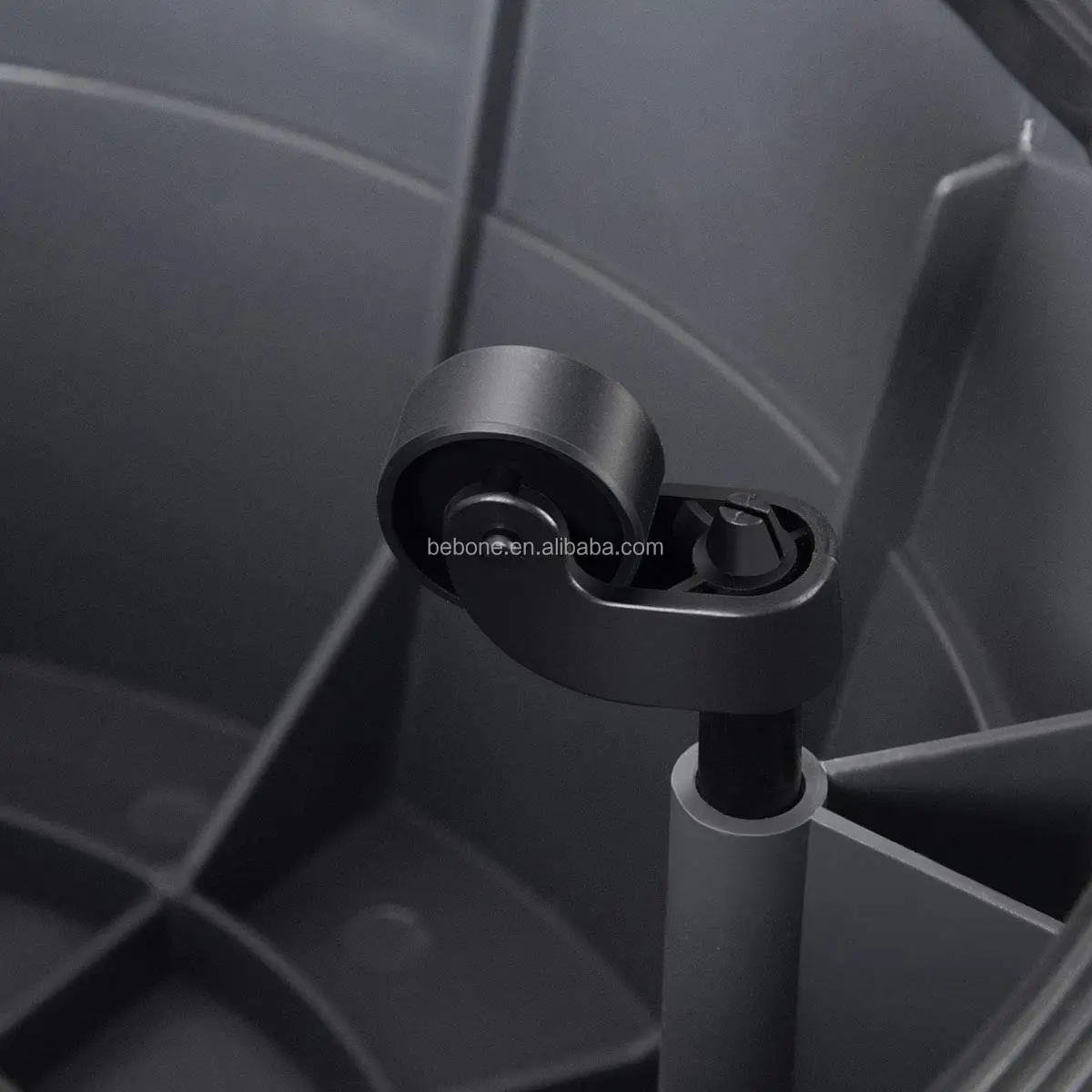 2 Step Tall Metal Heavy Duty Rolling Double Step Stool