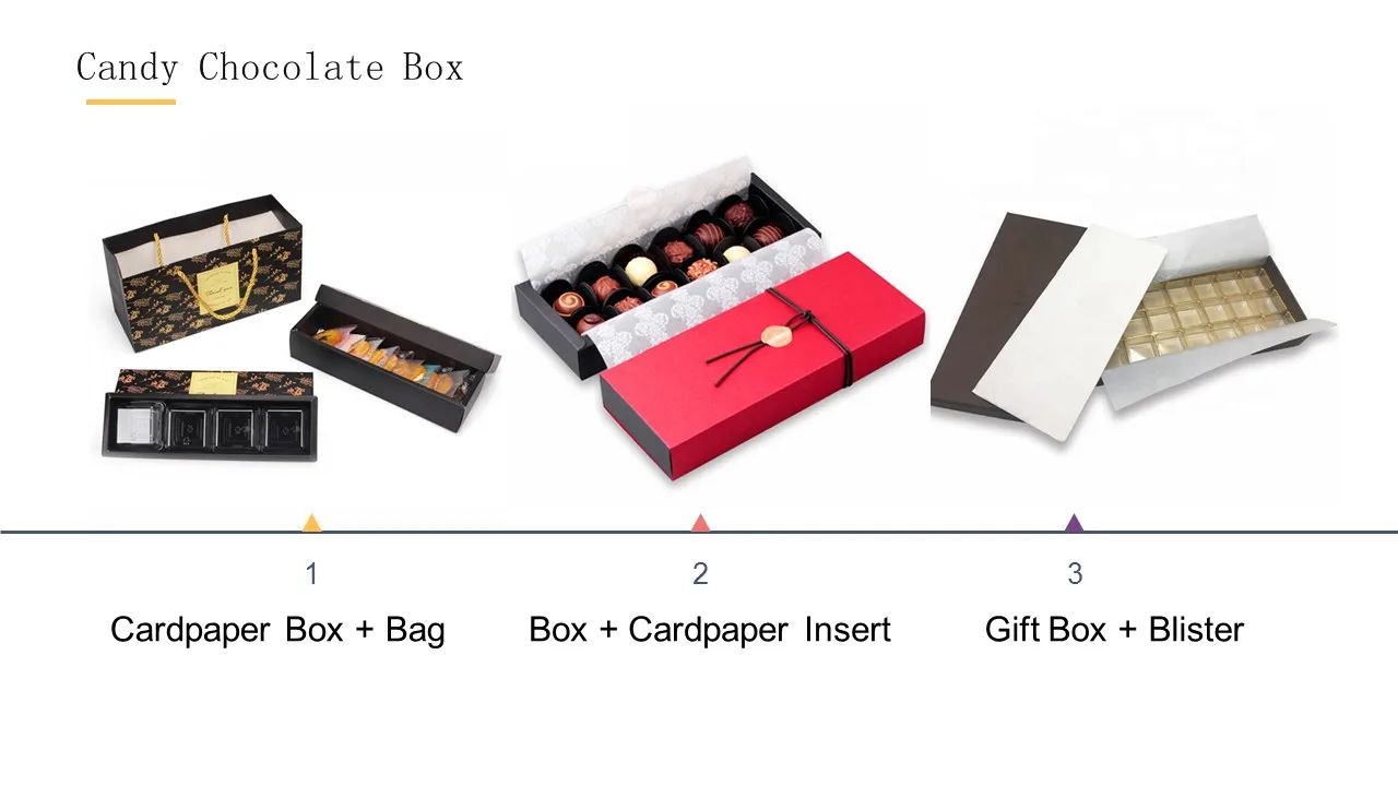 Wholesale Custom Bonbon Packaging Cajas Para Luxury Sweet Candy Box Paperboard Chocolate ...