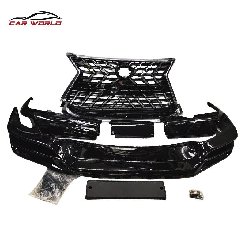 Lexus LX570 2021 Black Front Bumper with Grille OEM Accessories