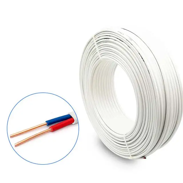 H03vvh2-f 300/300v Flat Cable Flexible Copper Conductor Pvc Insulation Overhead Household ...