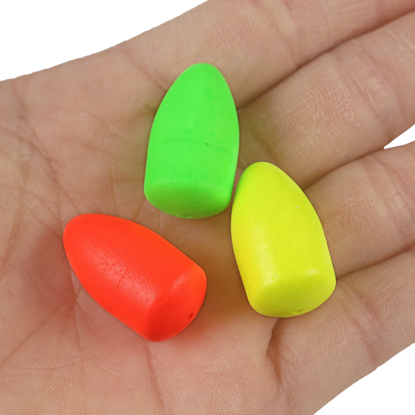 Customized Color Combinations Bullet Foam Fishing Floats Fishing Beads ...