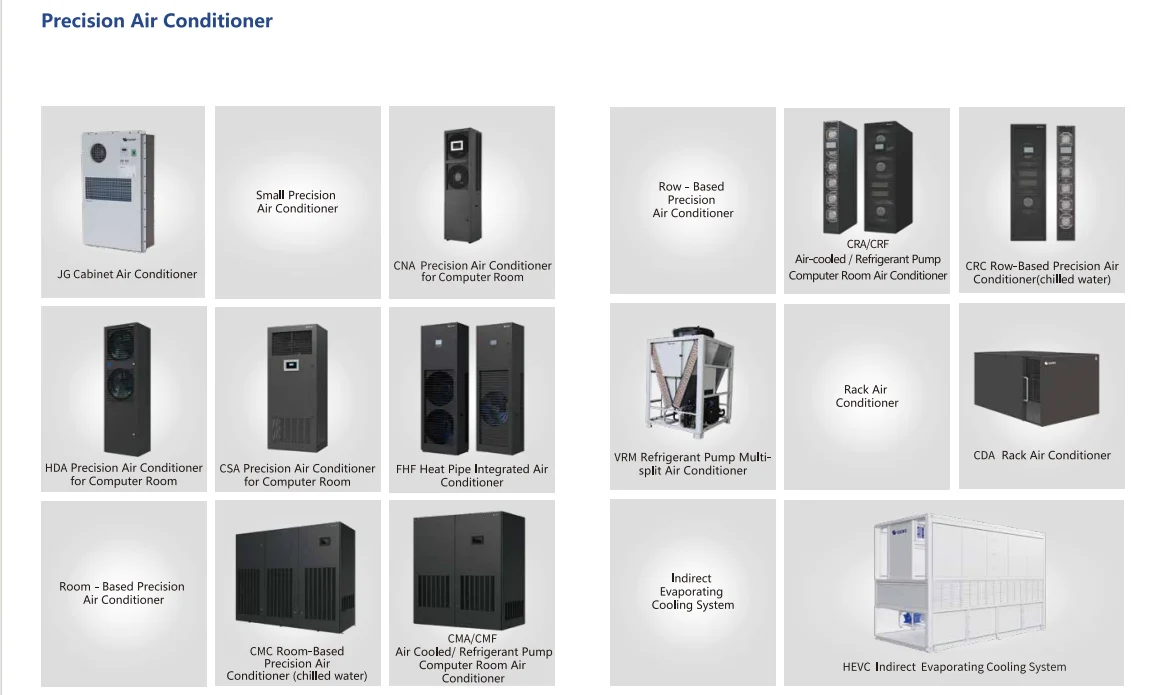 CDA Rack Aircon 30kw Precision Air Conditioning for Data Centers