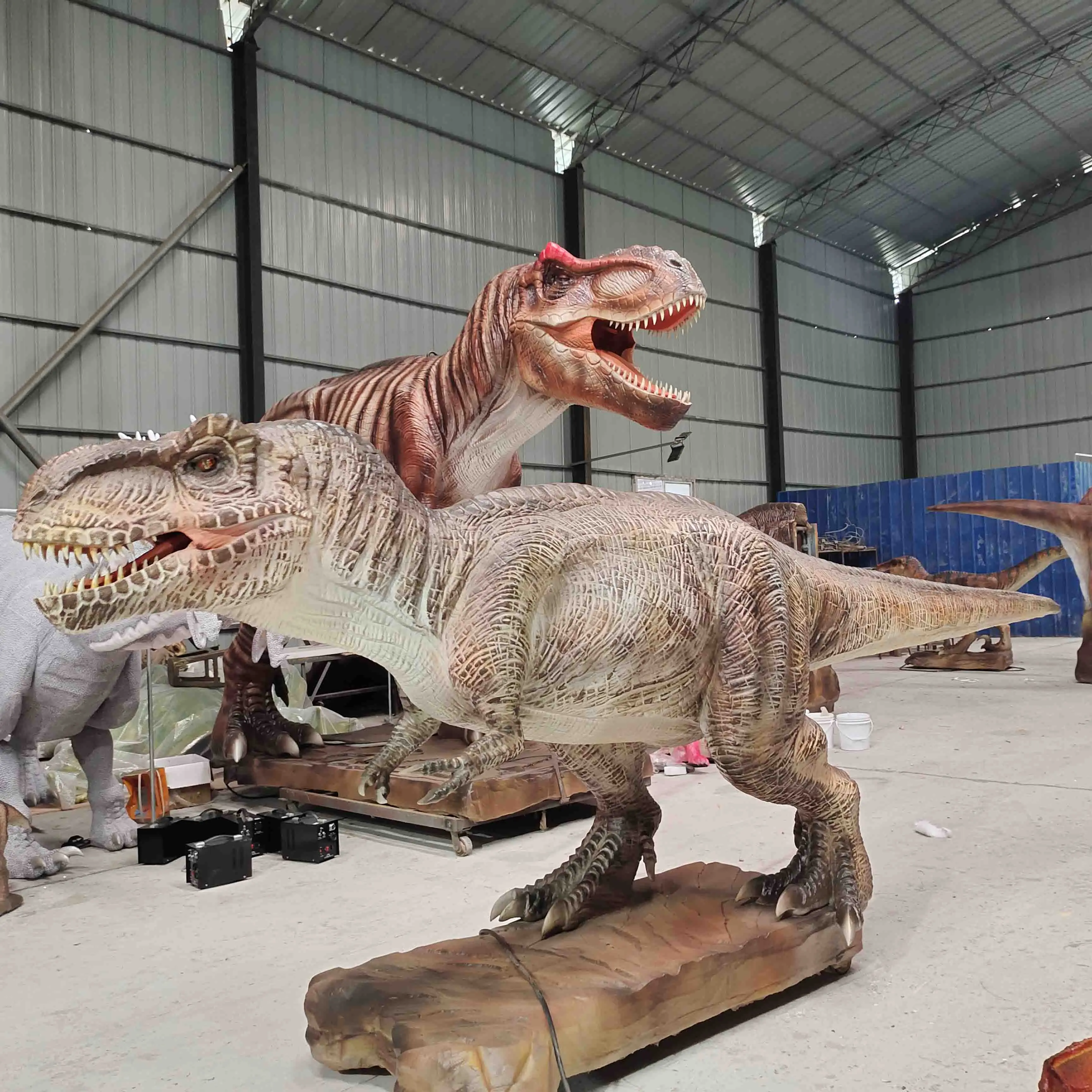 Theme Park Artificial Dinosaurus Animatronics Model Life Size ...