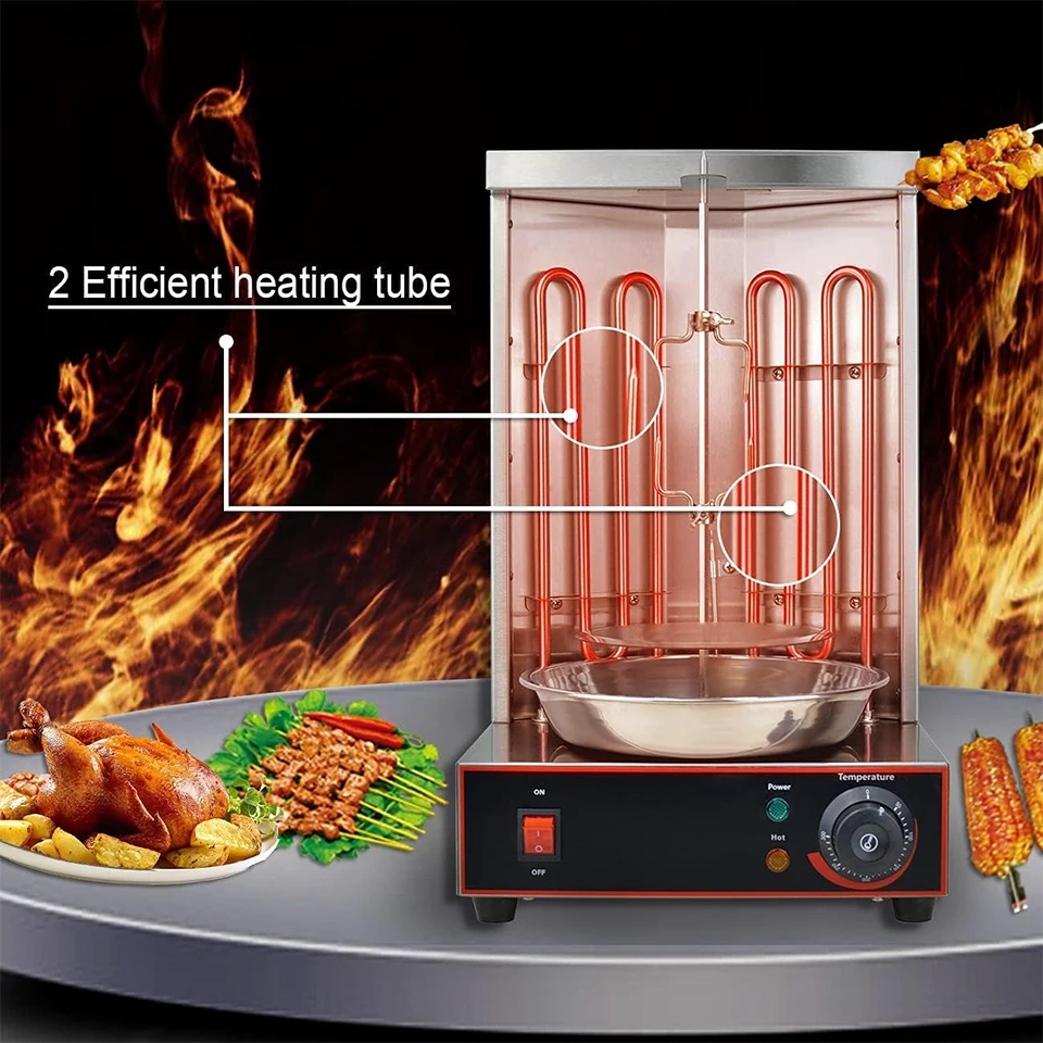EB25 Professional Shawarma Grill Electric - Vertical Kebab Grill