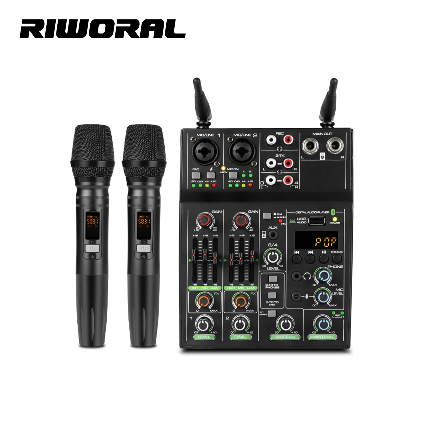 Uf4-m Bt 4-channel Mixer Home Stage Performance Live Recording Small ...