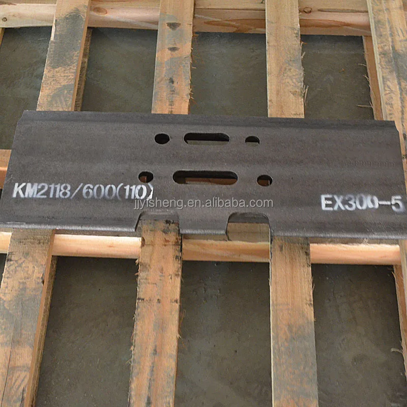 Excavator Steel Track Plates - Durable Triple Grouser Pads