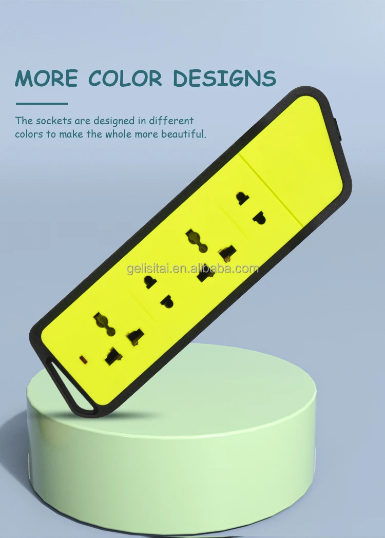 New Trend Universal Extension Power Socket 4 Way Outlet Power Strip ...