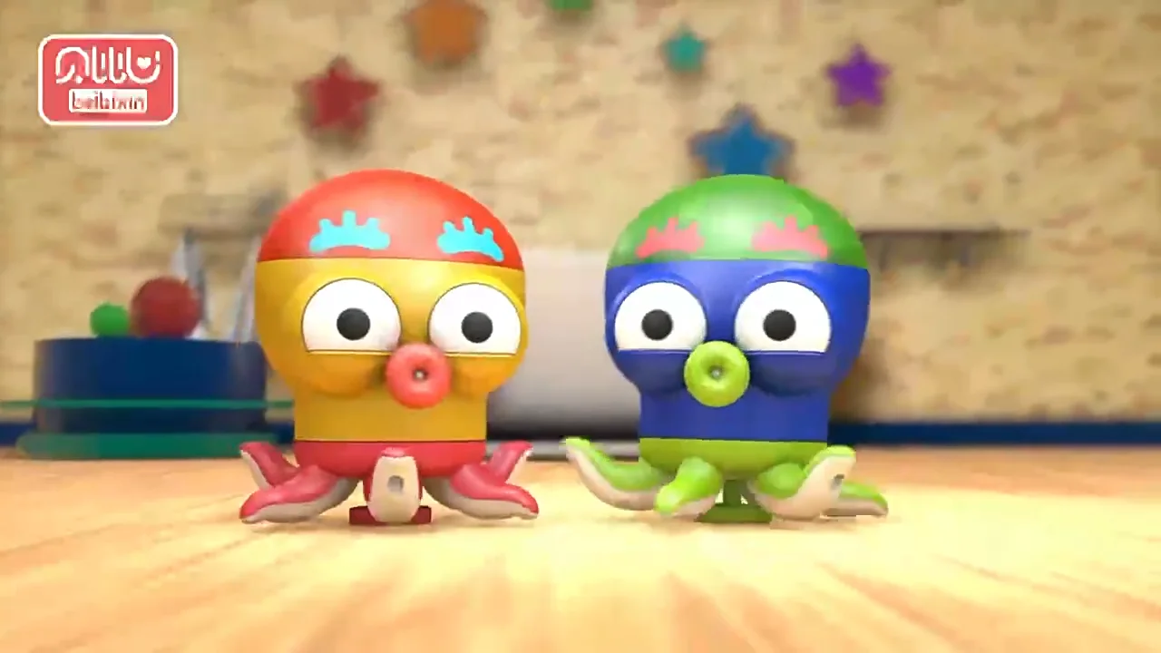 A New Cute Cartoon Octopus Rotating Out Of The Water Baby Boys And ...