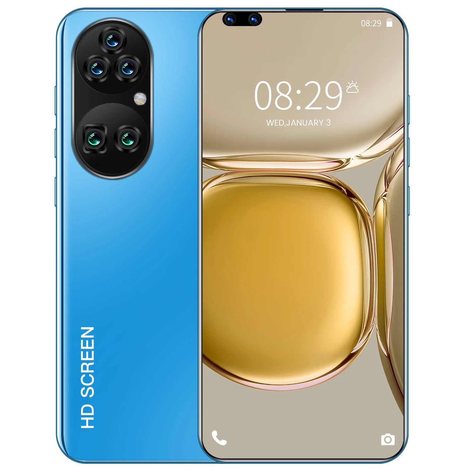 Wholesale P60 Pro 7.1 Inch Big Touch Gaming Smart Phone 16+512gb 10 ...