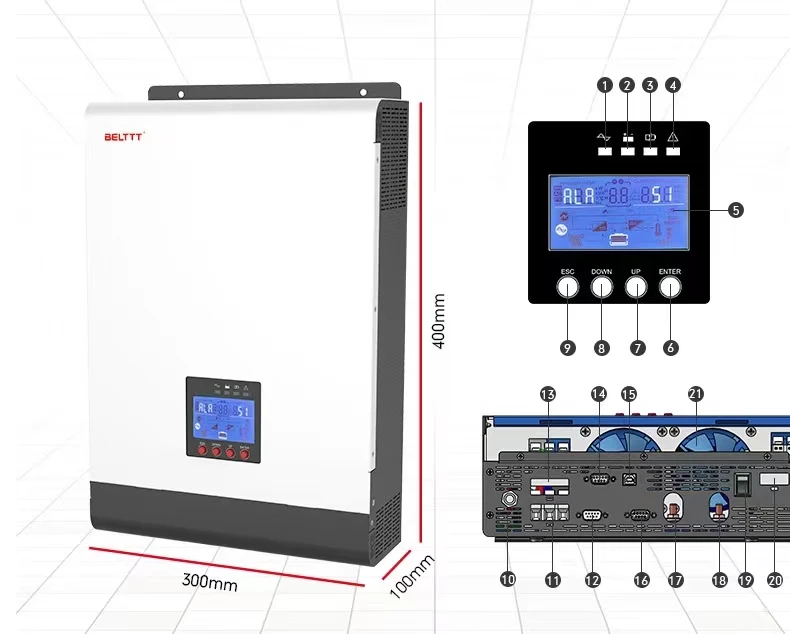 20kw On Grid Inverter Solar Panel Systems For Home Micro Inverter Solar ...