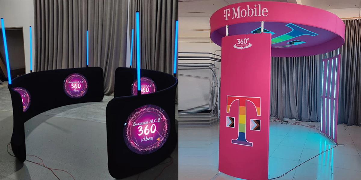 Wholesale Customized Photo Booth Circular Backdrop for Wedding Party ...