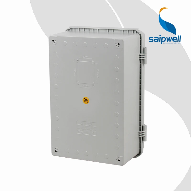 Saipwell Industrial Junction Box Pc Hinged Type Sp-cag Series Grey Lid ...