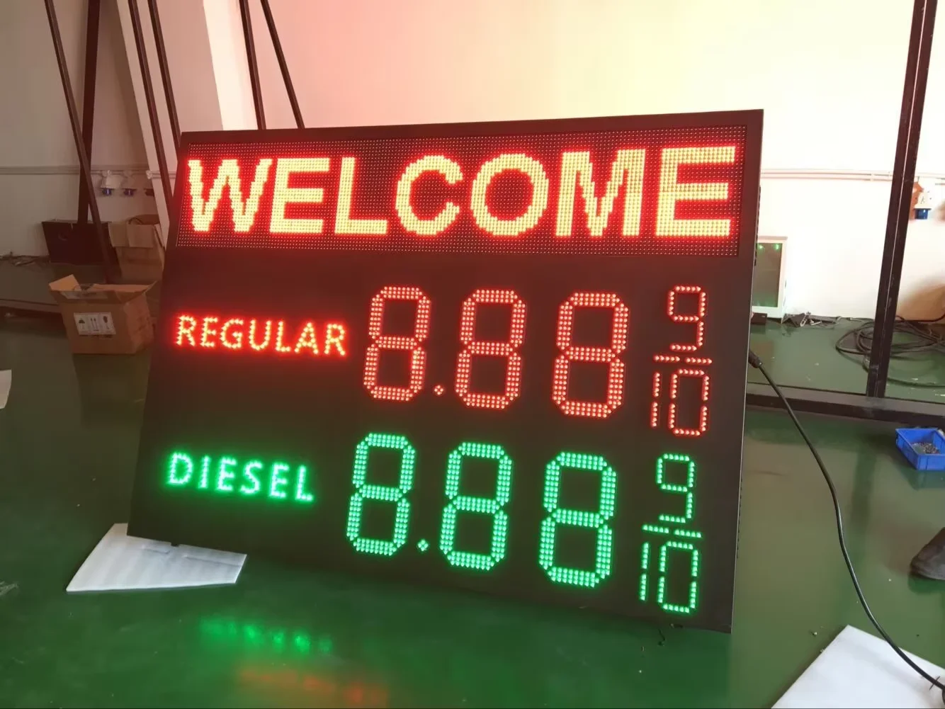Yake Outdoor LED Digital Signage for Gas Station Price Displays