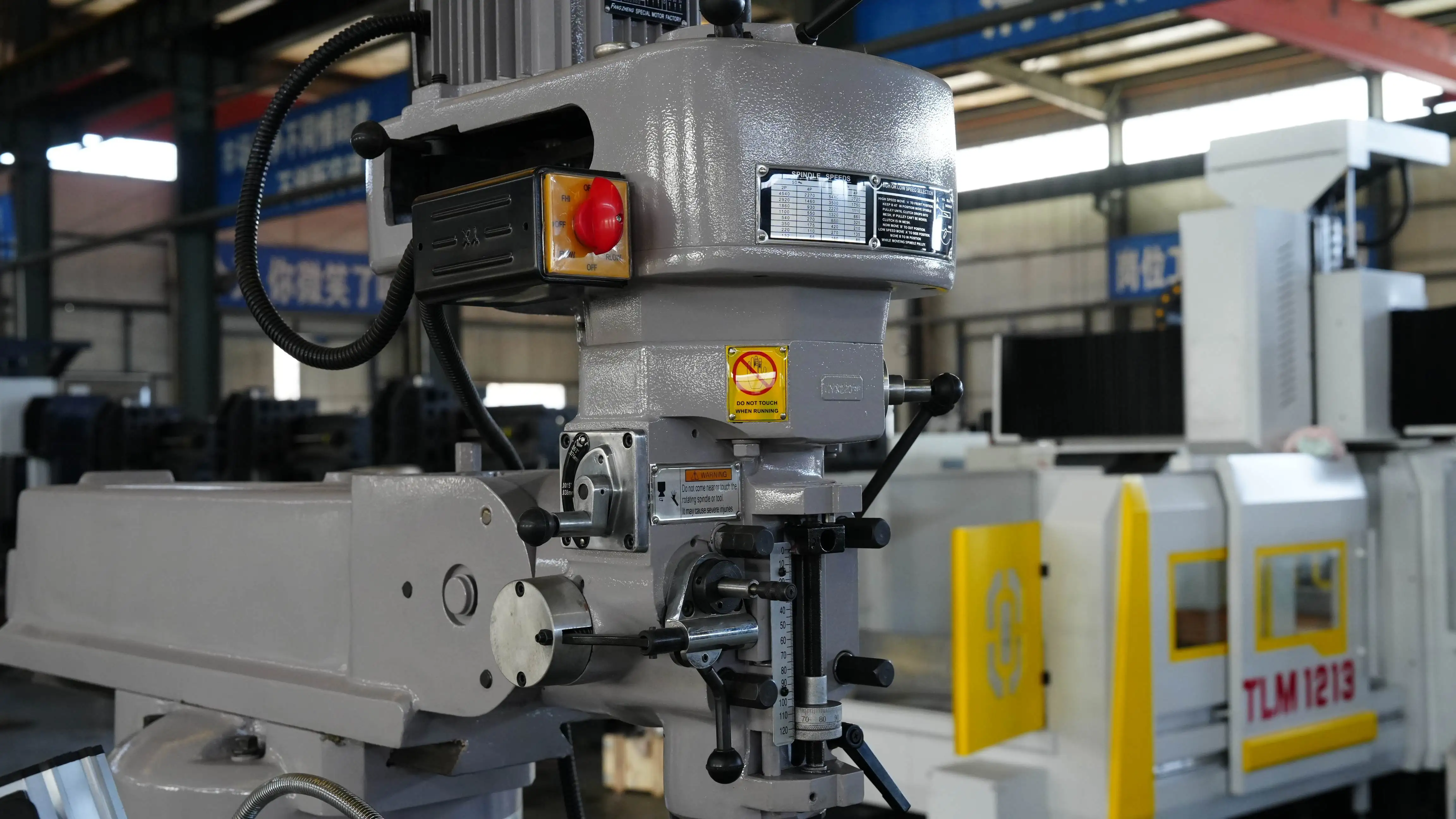 SUMORE SP2241 China Turret Milling Machine 95mm Quill 3HP/2.2KW Power ...
