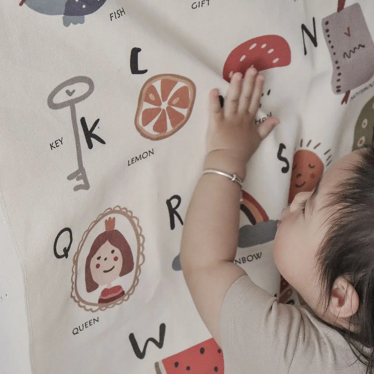 Ins Nordic Children's World Map - Educational Decor