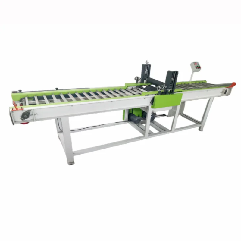 Solid Wood Edge Joining Gluing Machine Double Chain Laminated Timber ...