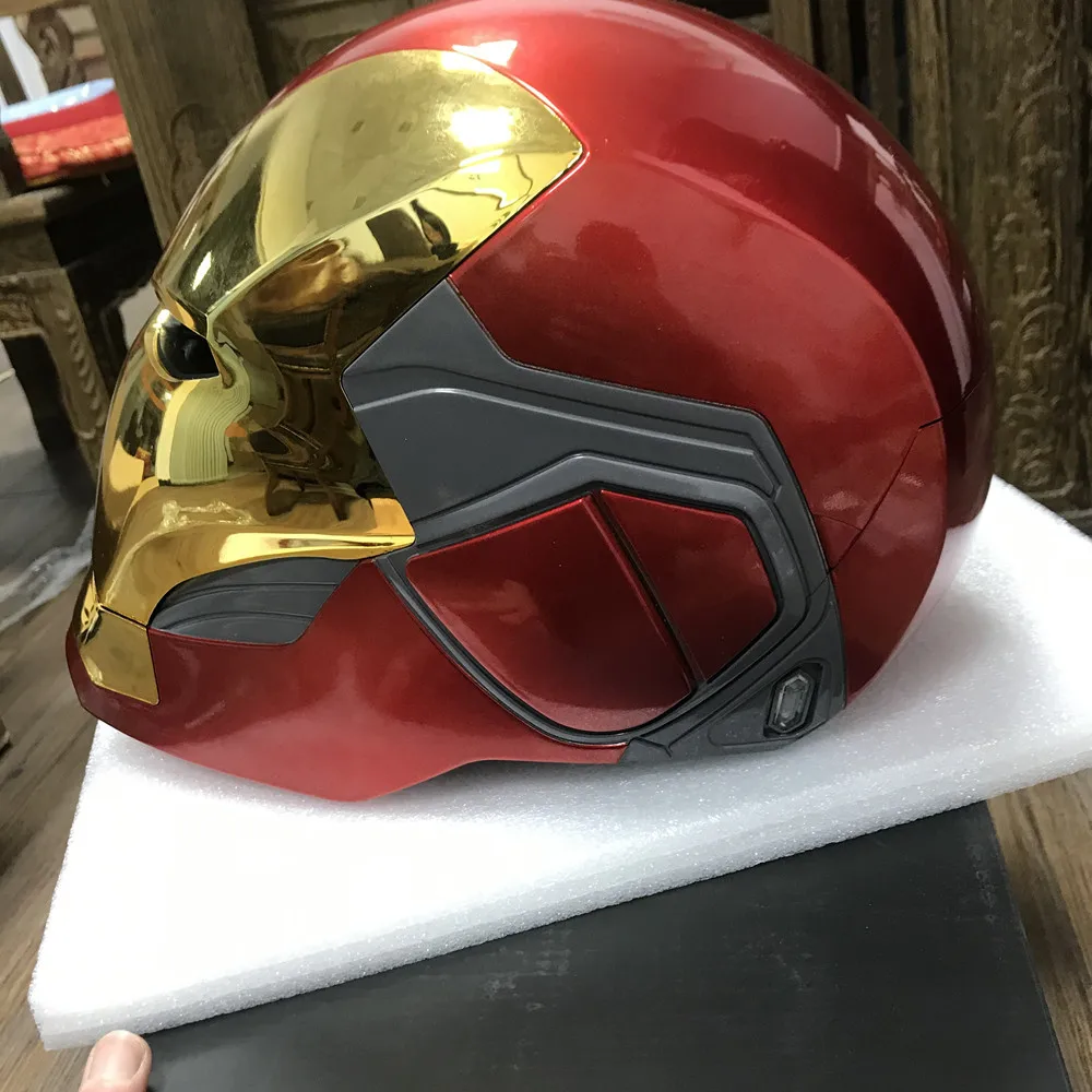 Marvel The Super Man 1\1 Iron-man Helmet Mk85 Cosplay Automatic Opening ...