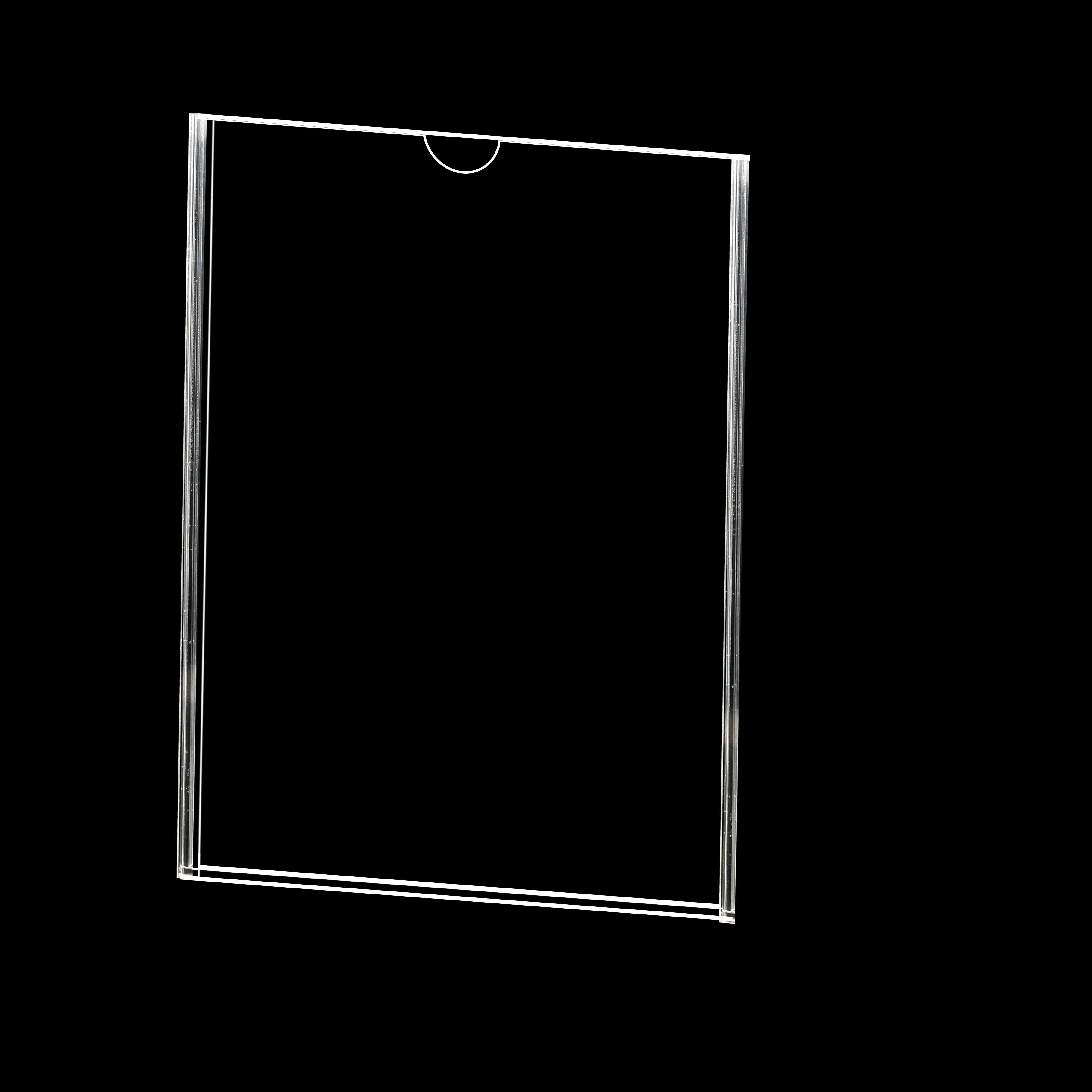 A4 Acrylic Card Slot - Durable & Eco-Friendly Display Box