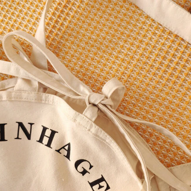 Custom Printed Logo Canvas Gift Cloth Round Bags