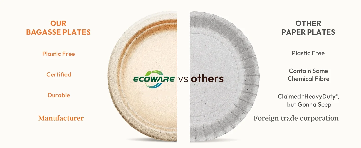 Disposable Sugarcane Pulp Oval Plate Biodegradable Dinner Bagasse Plate ...