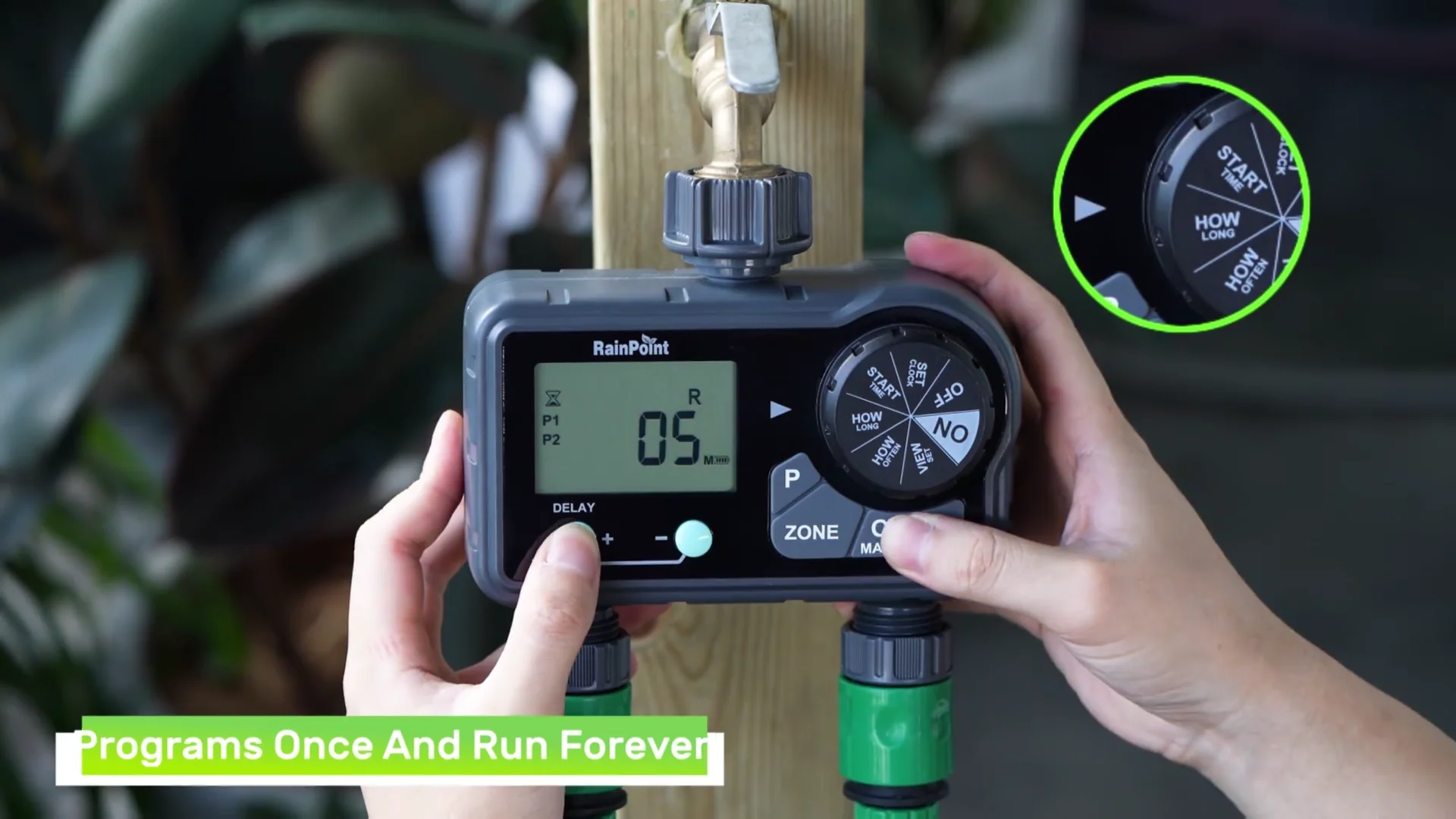 Digital Water Timer 2 Outlets Large Lcd Display Irrigation Timer For ...