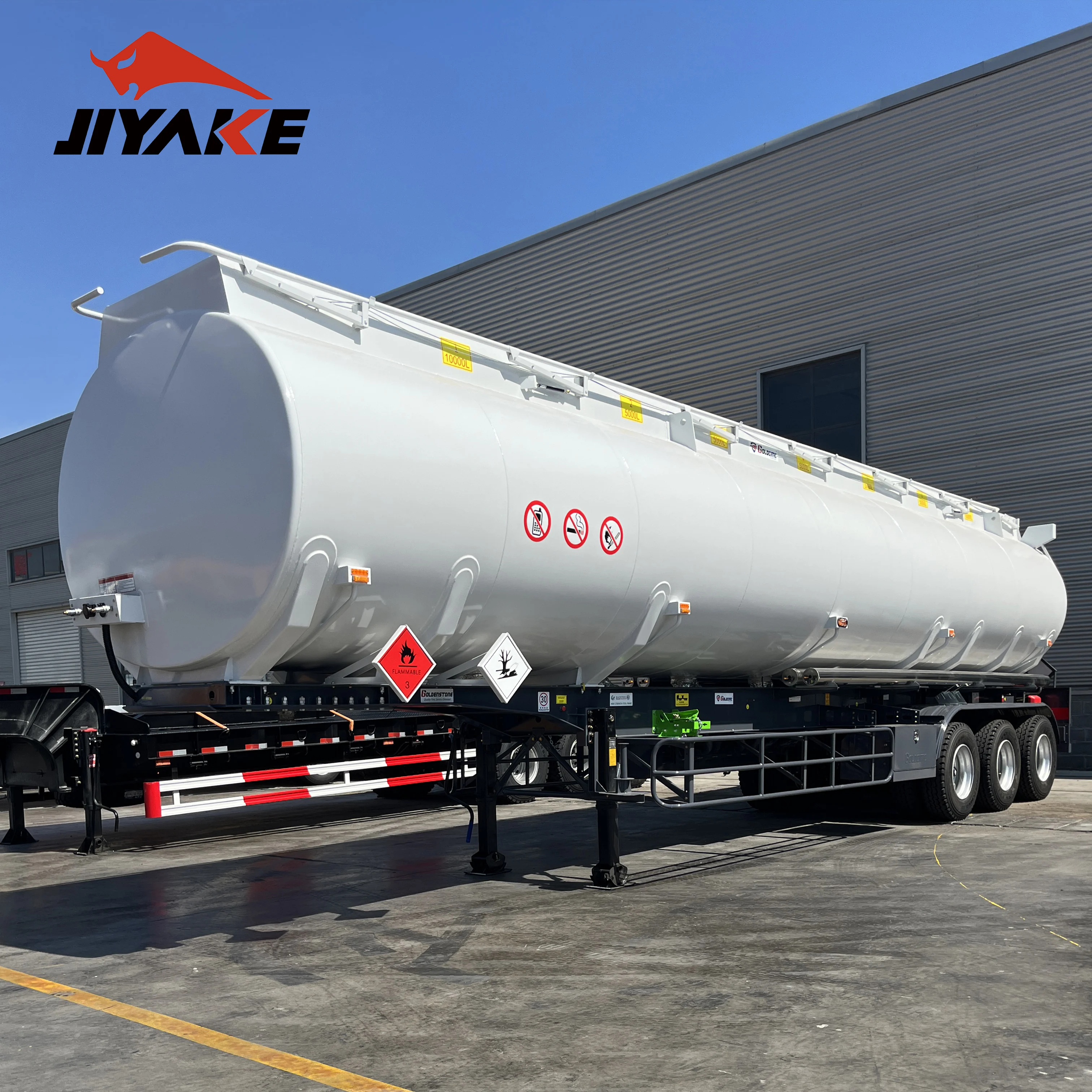 30000-45000 Liters Buffalo Milk Tanker Truck 3-4 Axle Semi-Trailer for ...