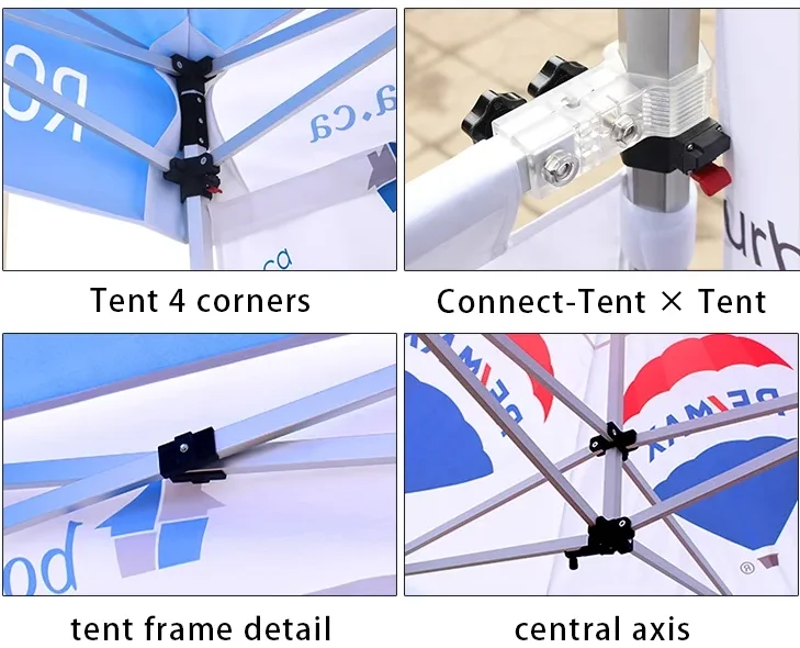Custom 10x10ft Steel Frame Advertising Tent Heavy Duty Outdoor Canopy ...