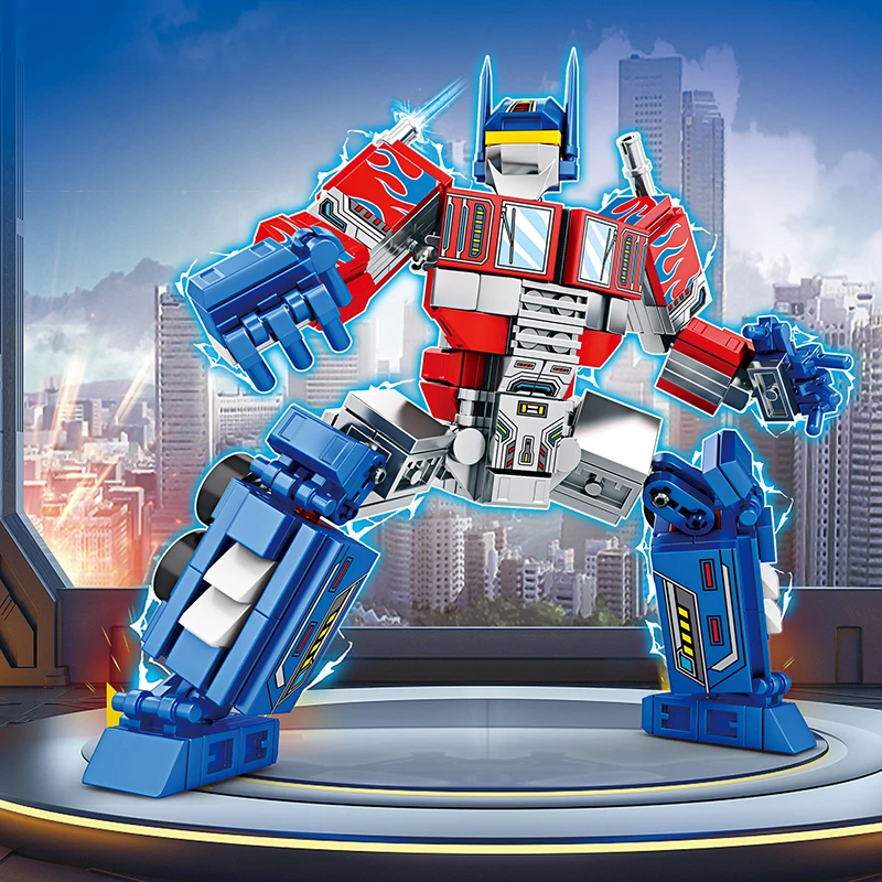 Cogo 1 Morphing 4 Mech Build Block Brick Toy Mecha Robot Set Building Blocks Toys - Buy Toy ...