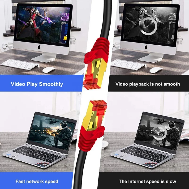 23awg Cat6a Cat7 Cat7e Ethernet Multi Multifunctional Network Cable ...