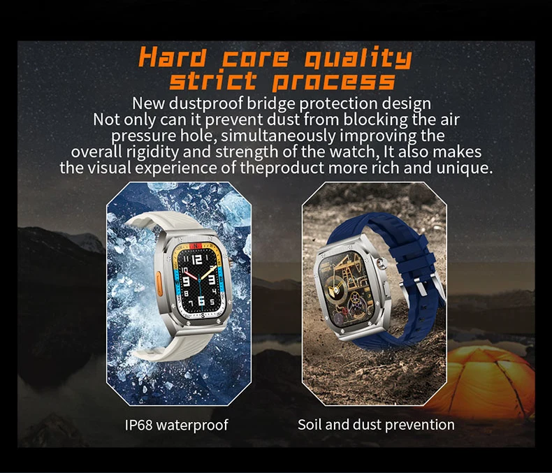 Z79 Max Smart Watch Shockproof Ip68 Waterproof Compass Nfc 2.1inch Hd ...