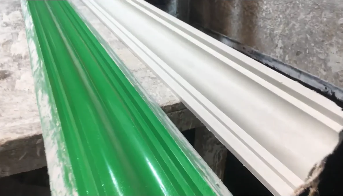 Plaster Template Die Gypsum Cornice Mold Silicone Rubber