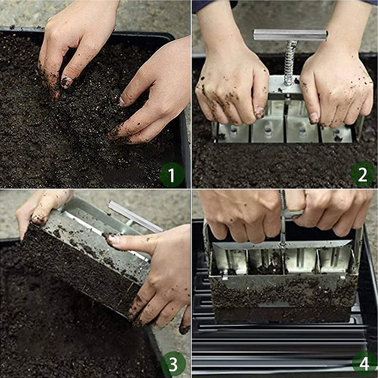 Manual Soil Blocker Growing Plants Garden Tools Seedling Compression ...