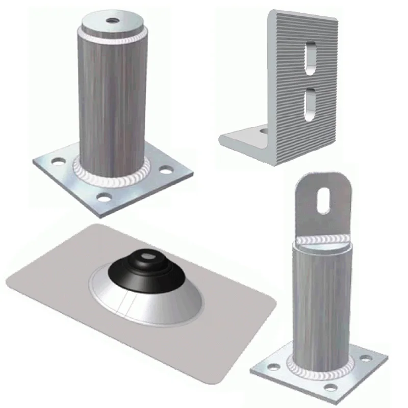 CNC Custom Stainless Steel Solar Ground Screw Flat Top One Piece ...