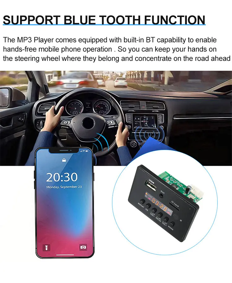 VIRE MP3 Decoder Board - Versatile Audio Player Module