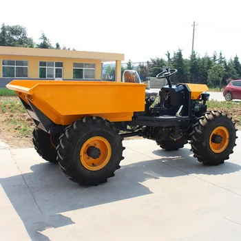 1 Ton Oil Palm Dumper Hydraulic Tipping Trucks 4x4 Wheeled Fruit ...
