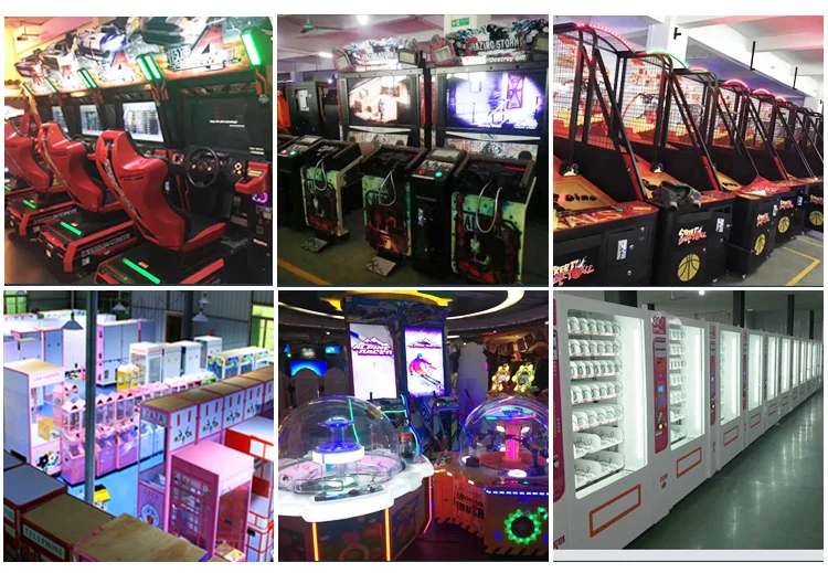 6 Player Coin Pusher Game Machine - Fun and Customizable