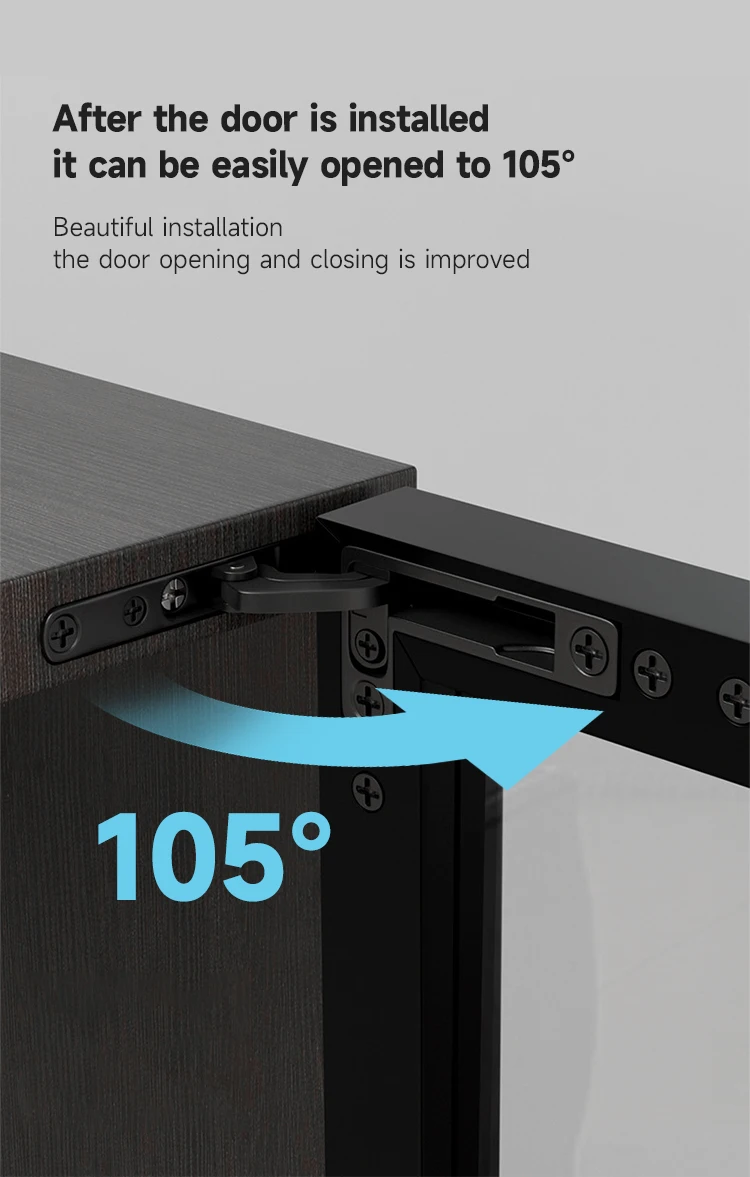 Adjustable Concealed Cabinet Pivot Hinge Wardrobe Hydraulic Concealed ...