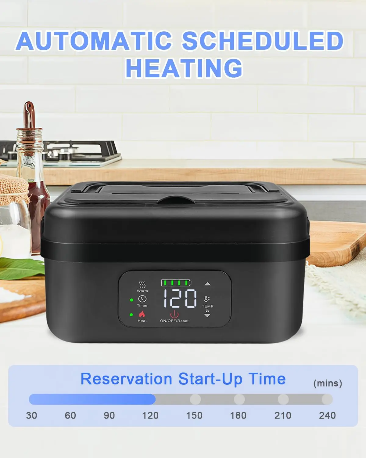 2025 Upgraded Portable Electric Lunch Box - 8000mah Battery