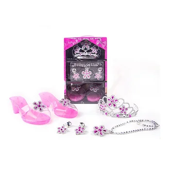 Girls Toys Plastic Toy Princess Jewelry Toy Crown Pretend Play ...