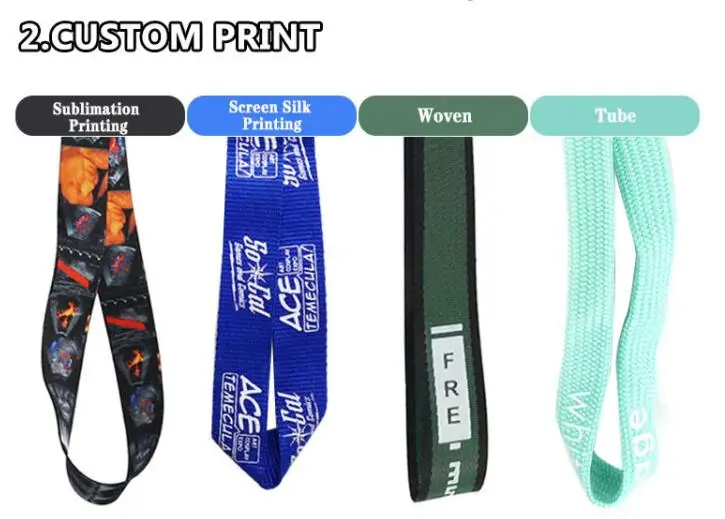 Neck Id Card Rope Branded Printing Snap Hook Custom Logo Rpet Recycled ...