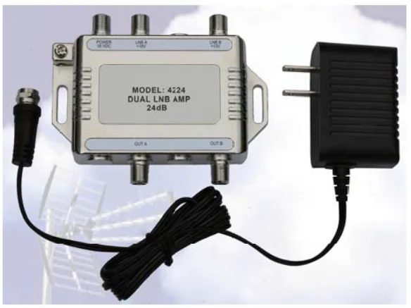 Factory Most Popular Dbs 950-2150mhz Signals 24 Db Dual Lnb Satellite ...