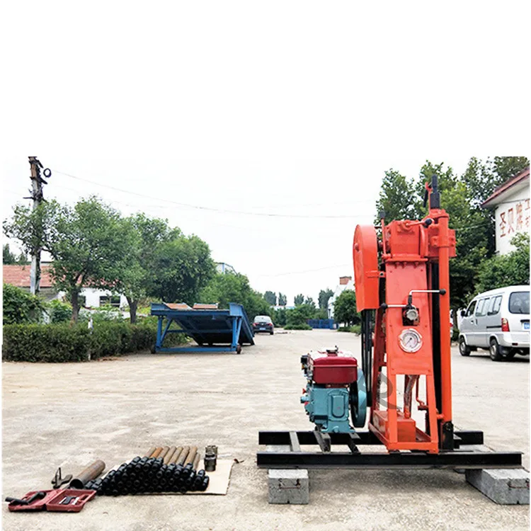 50m Water Well Drilling Rig Hr-50h Hydraulic Crawler Drilling Rig Core ...