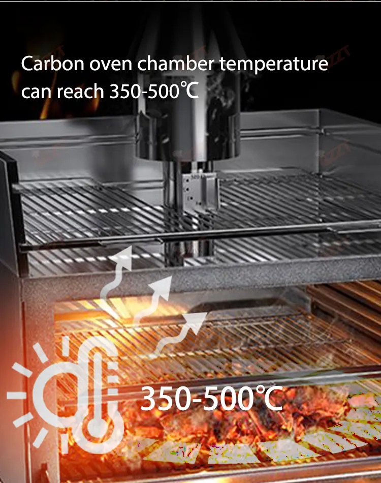 Commercial Kitchen Countertop Charcoal Broiler Grill Steak Pork Chop ...