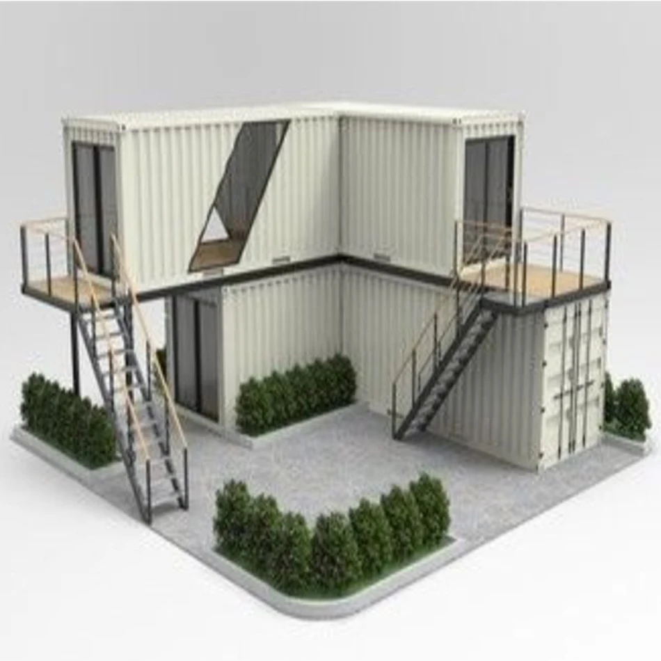 Fast Install 40 Feet Prefabricated House - Modern Office Building