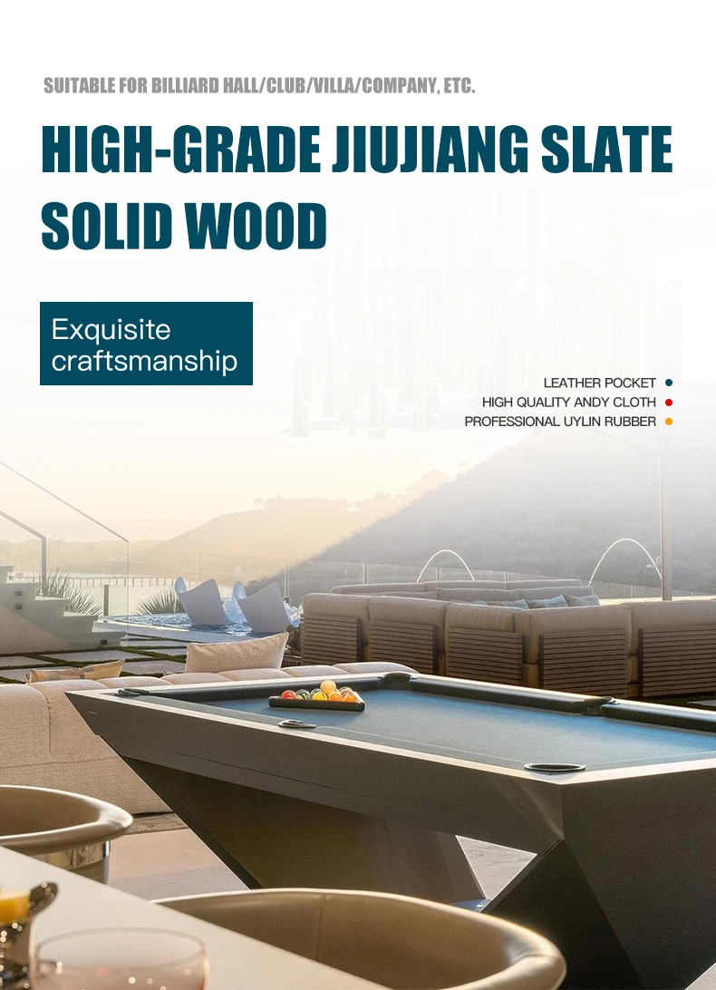 Modern Pool Table Snooker Pool Table High-end Customized Billiard Table ...