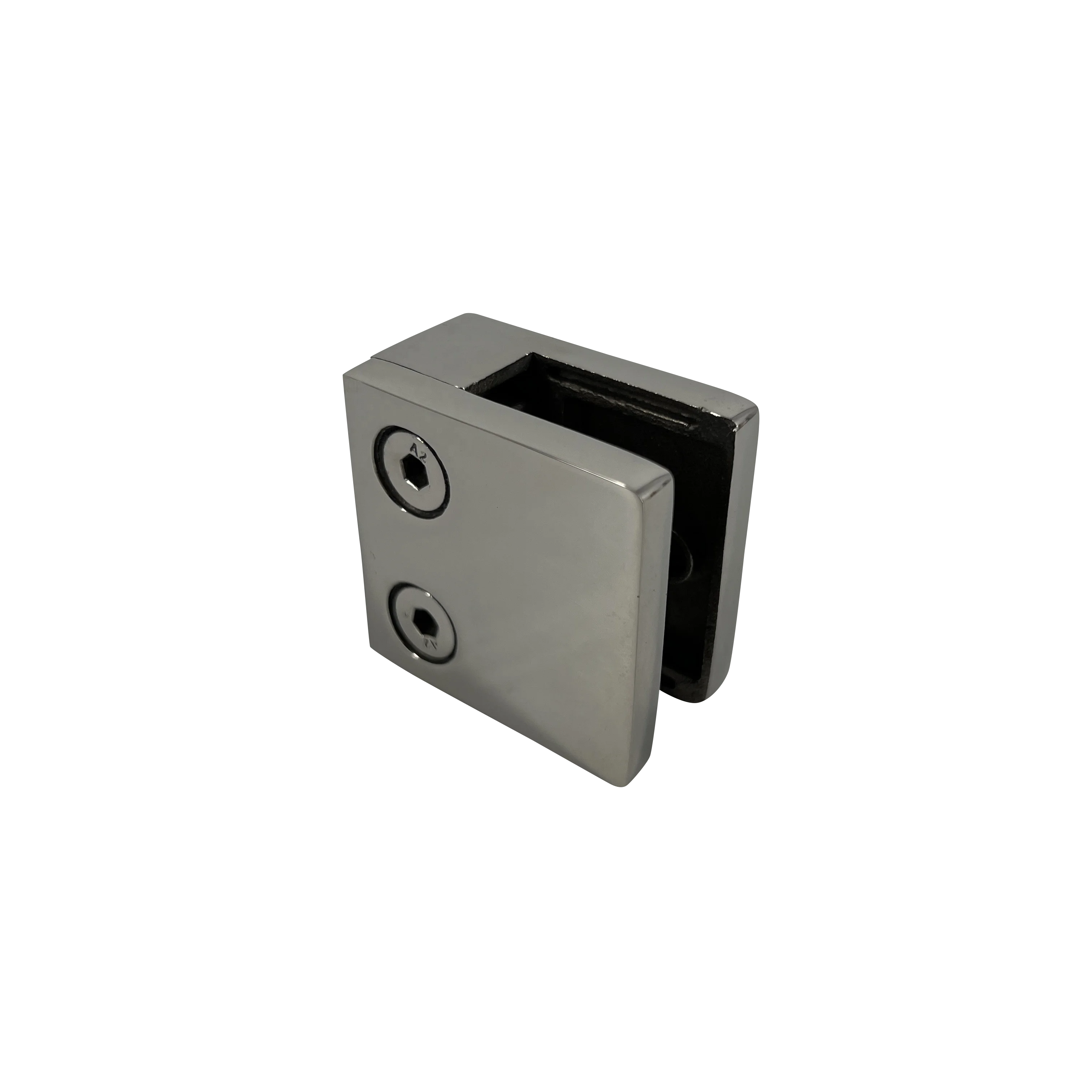 Modern Design Square Flat Glass Clamp Clip 45x45 Stainless Steel 304/ ...