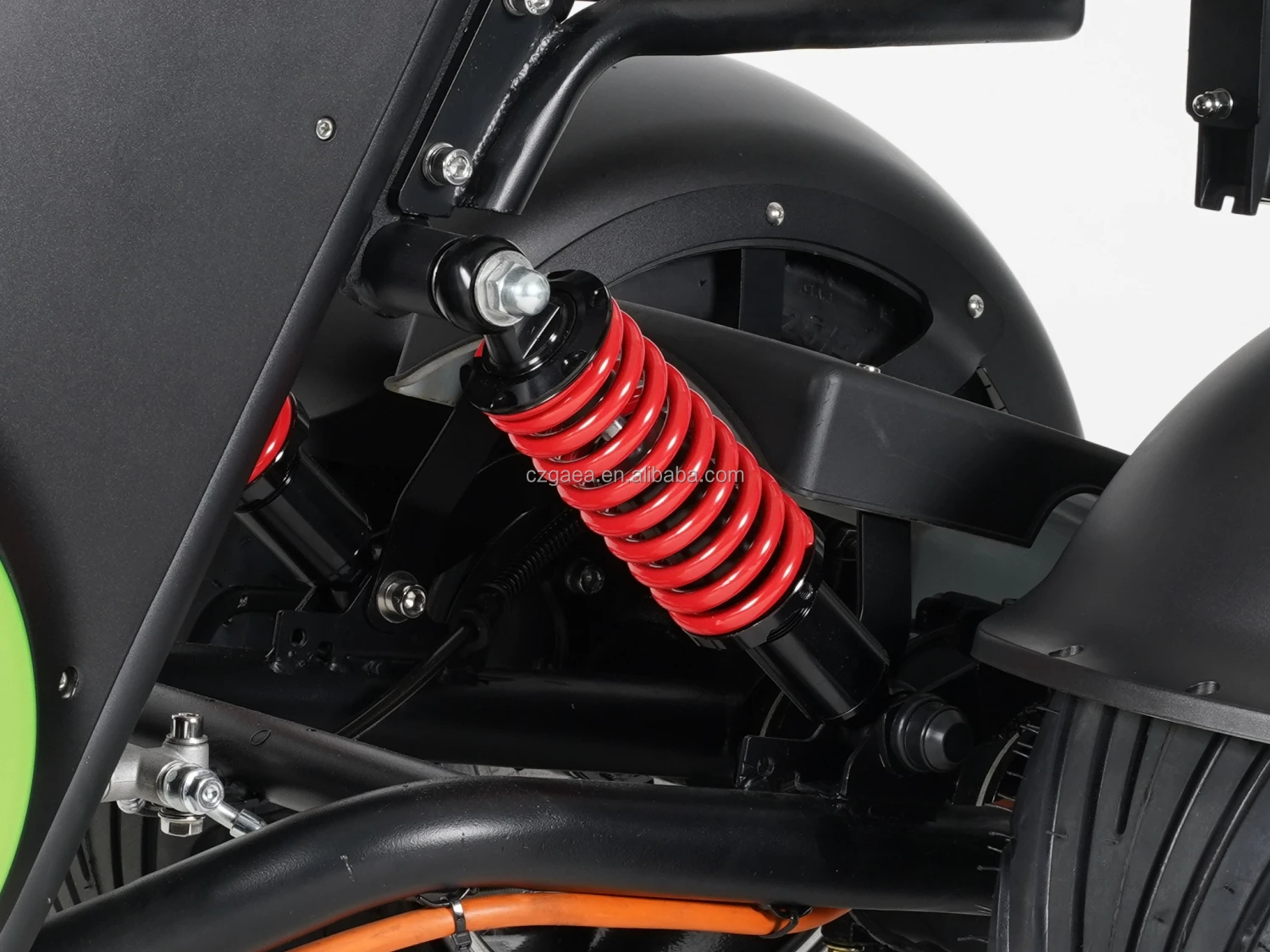 GaeaCycle M6G 3 Wheels 2000W Full Suspension Chopper Style Electric ...
